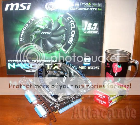 SHORT REVIEW : MSI Nvidia GeForce GTX 460 Cyclone 1 G OC Edition ...